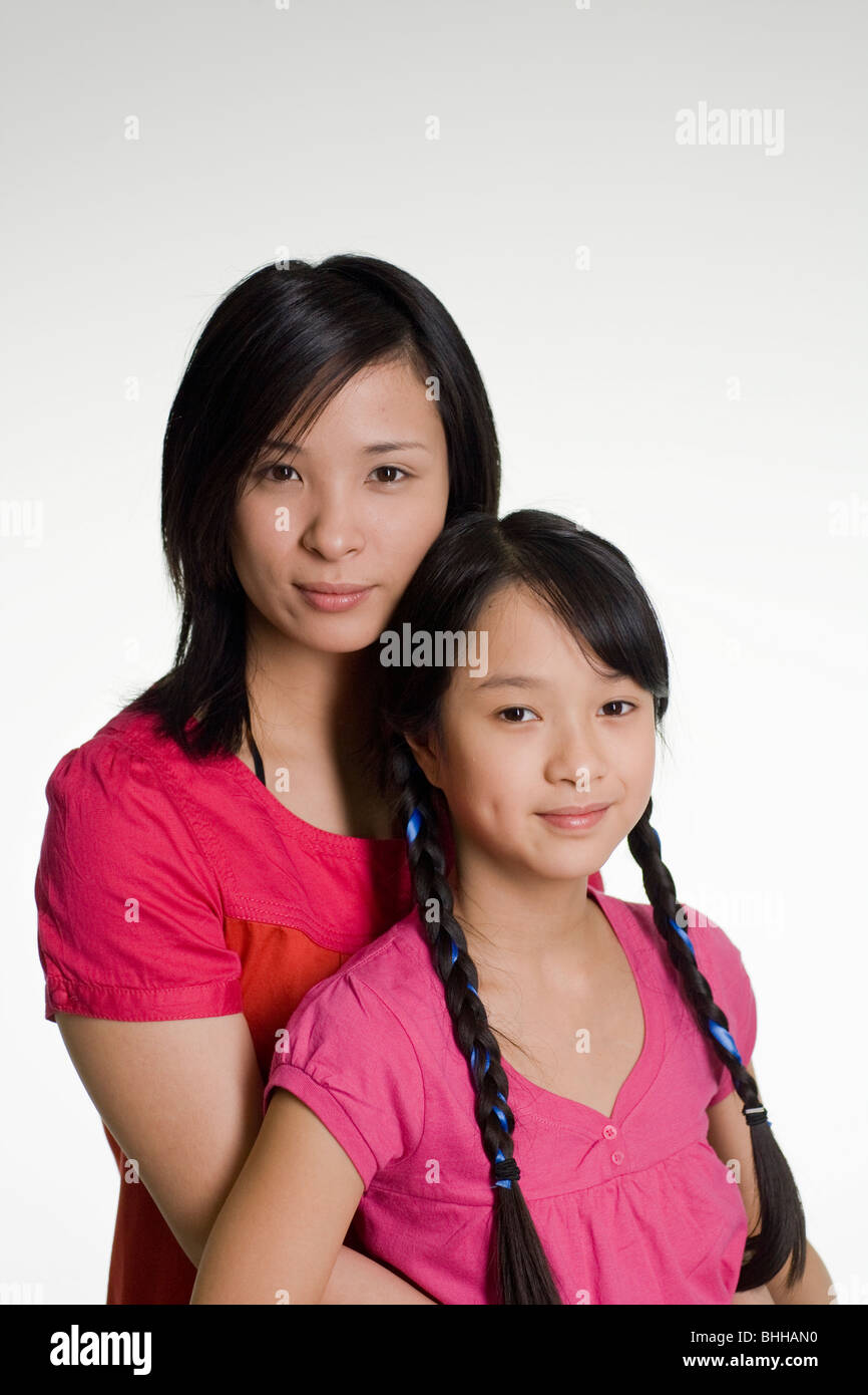 Cute girl hug pose camera hi-res stock photography and images - Alamy