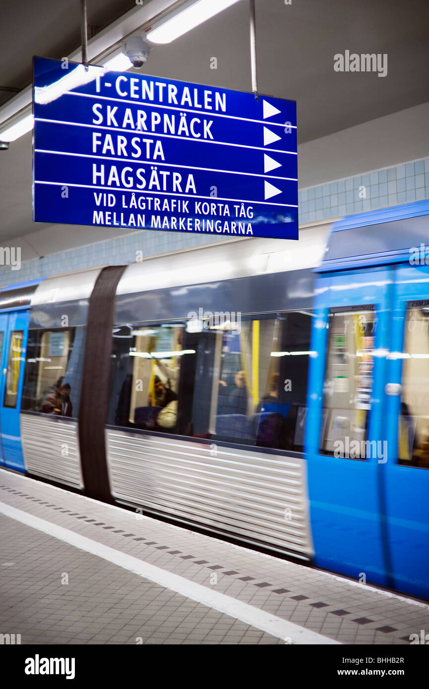 Stockholm subway stations hi-res stock photography and images - Alamy