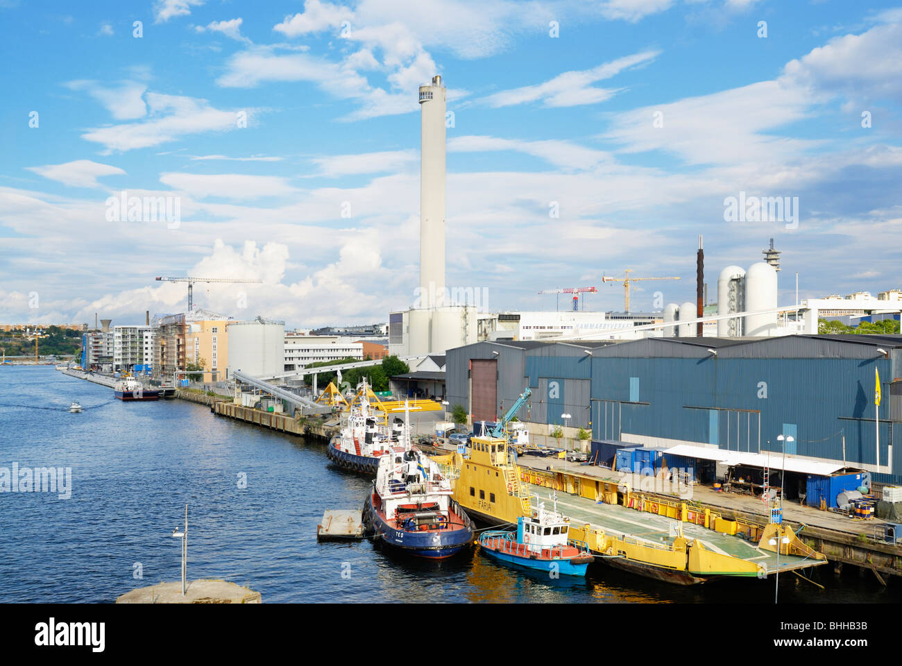 Canal in Stockholm, Sweden Stock Photo - Alamy