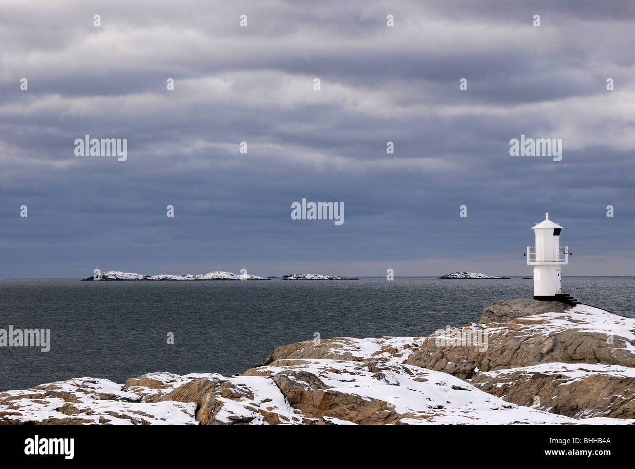 A lighthouse, Marstrand, Bohuslan, Sweden Stock Photo - Alamy