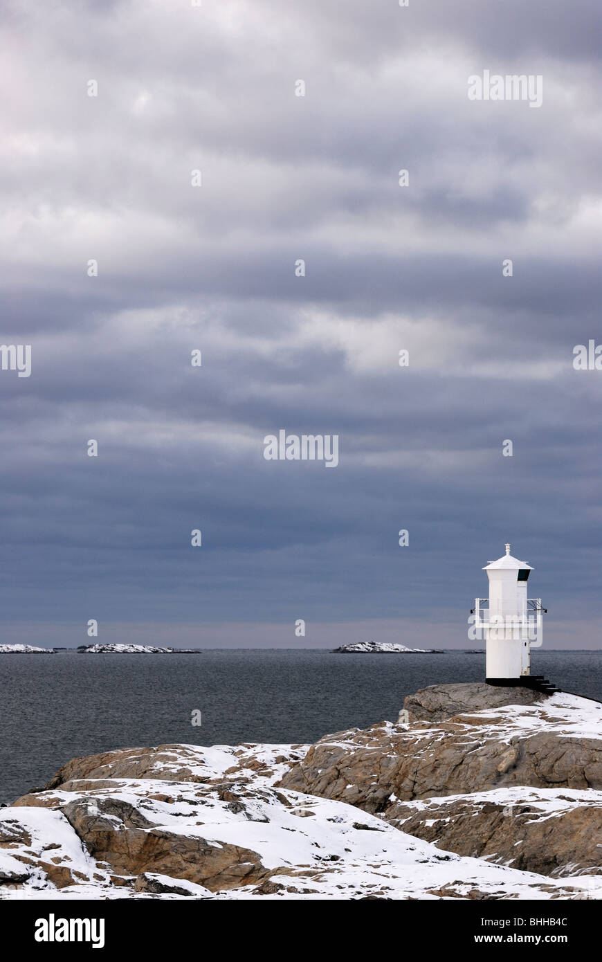 A lighthouse, Marstrand, Bohuslan, Sweden Stock Photo - Alamy