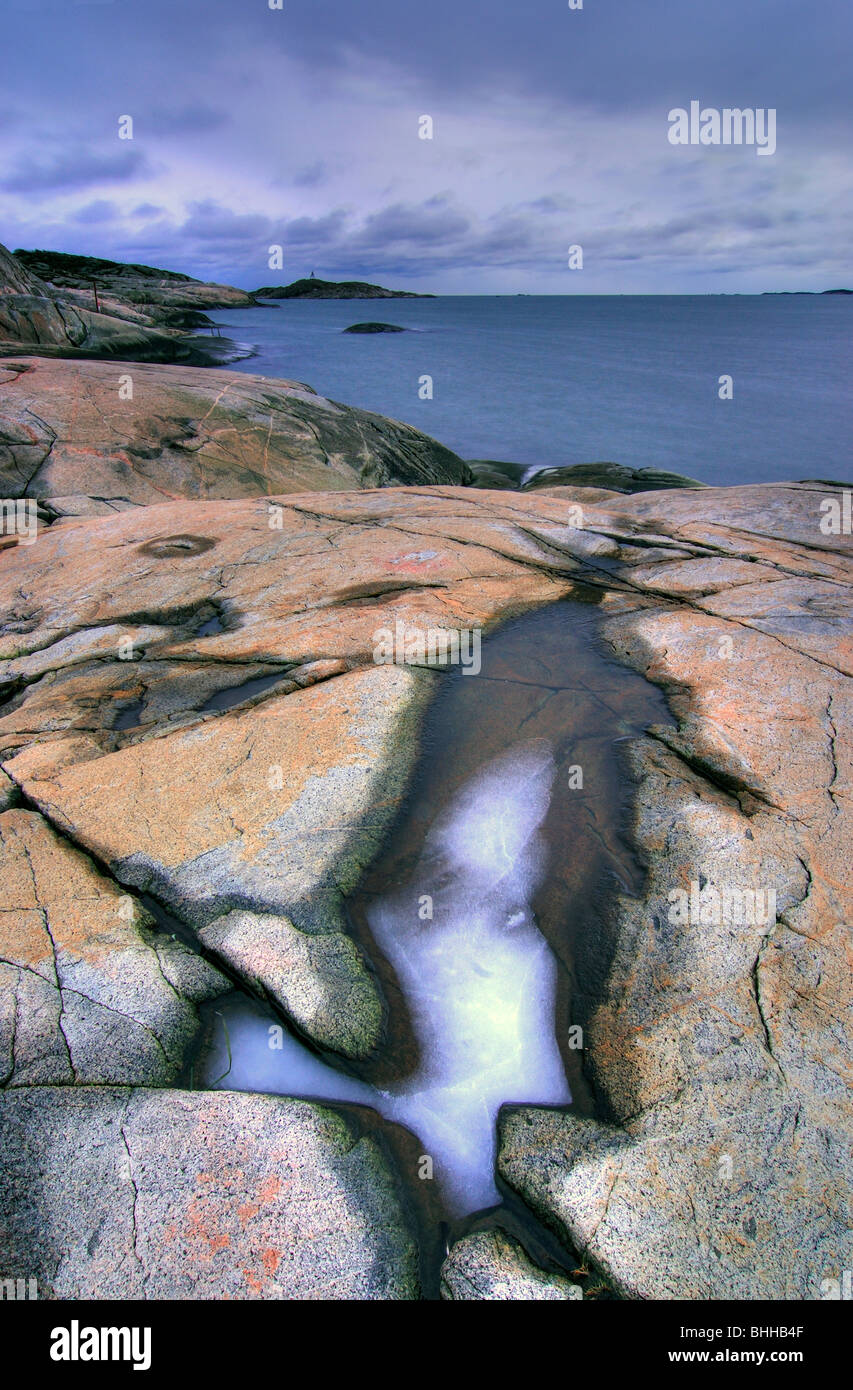 Cliffs and ocean, Gothenburg, Sweden Stock Photo - Alamy