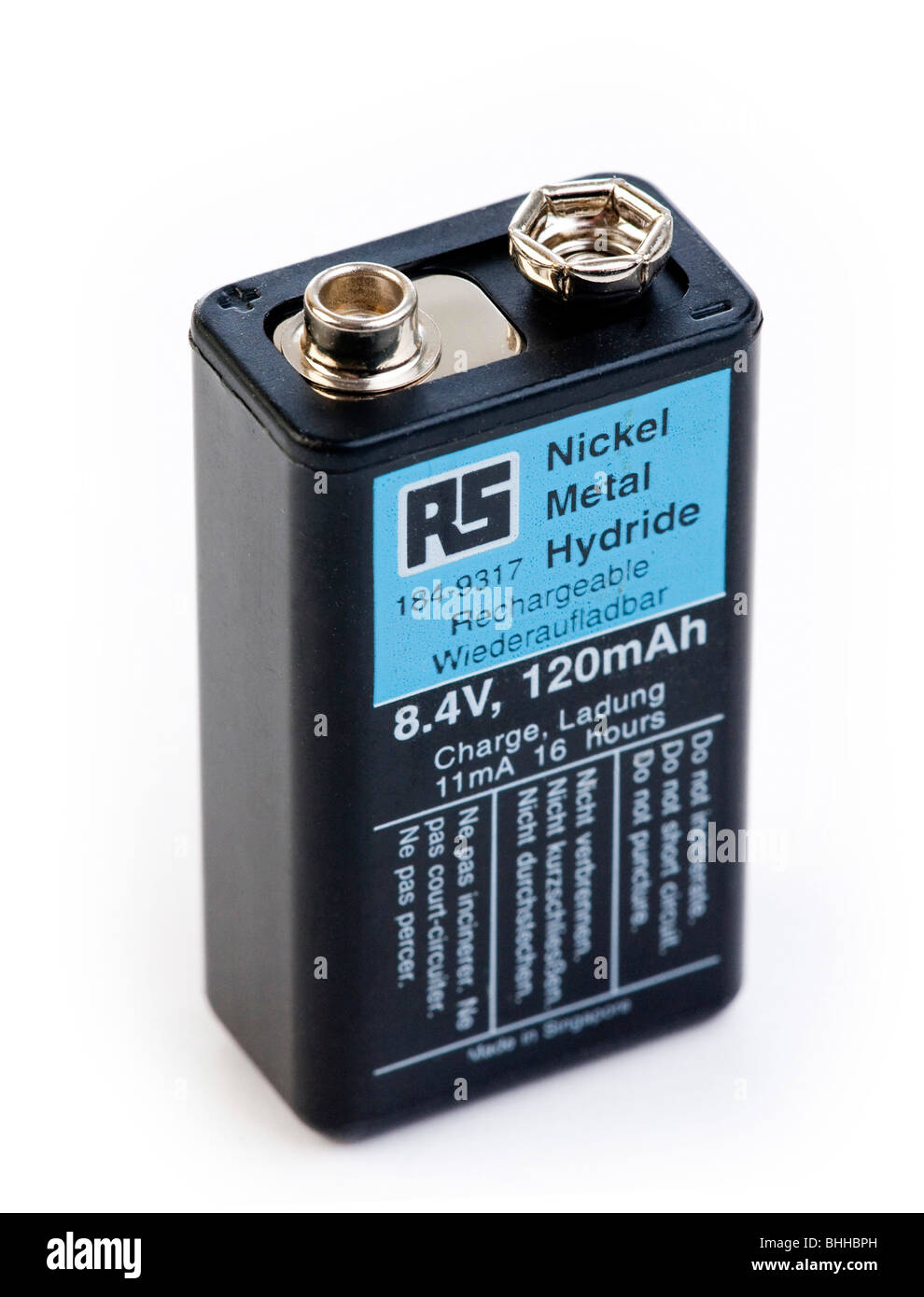 9 volt battery hi-res stock photography and images - Alamy