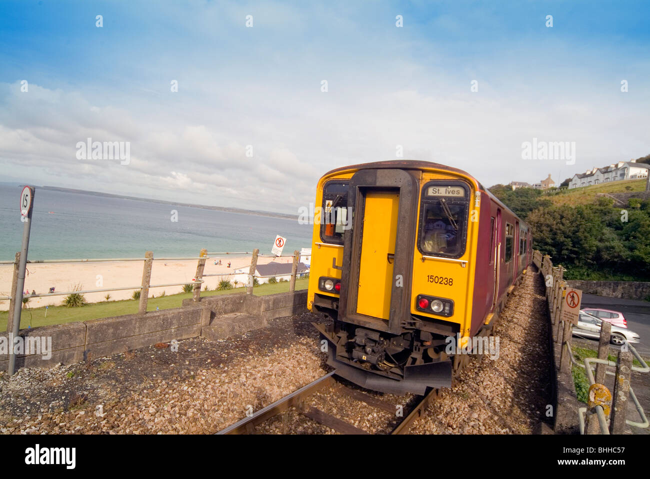 A train in Cornwall, England Stock Photo - Alamy