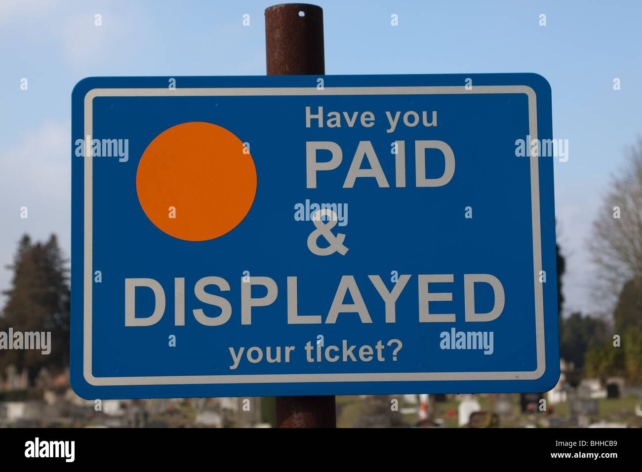 Pay and display sign hi-res stock photography and images - Alamy