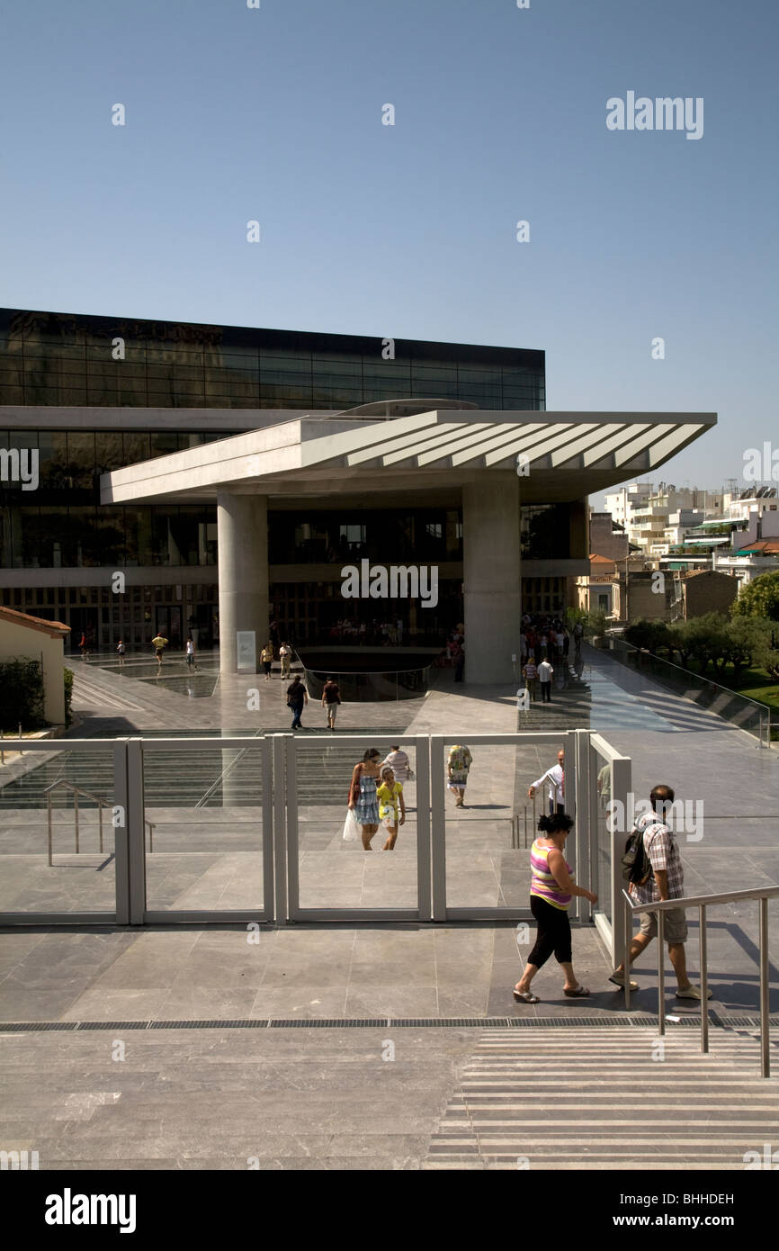 The New Acropolis Museum Makrigianni District Athens Greece Stock Photo ...