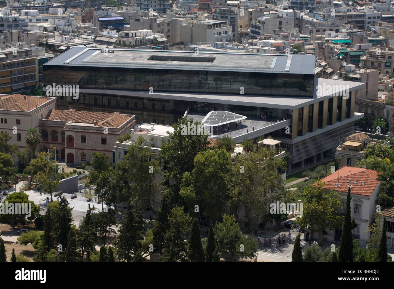 The New Acropolis Museum Makrigianni District Athens Greece Stock Photo ...