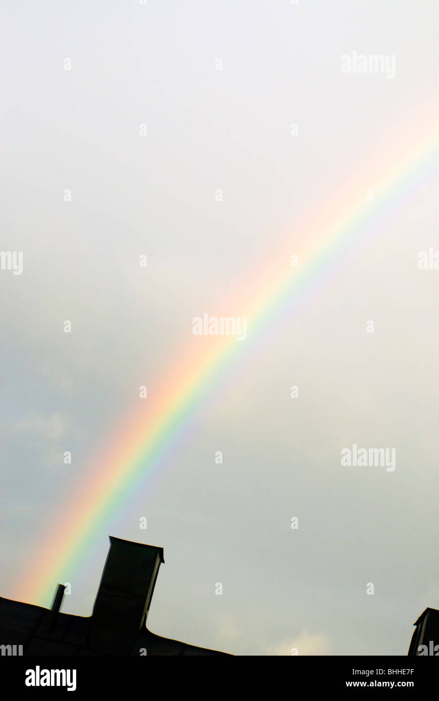 A rainbow, Sweden Stock Photo - Alamy