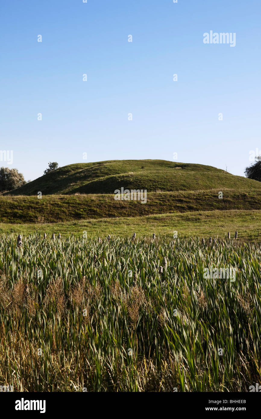motte and bailey castle yelden bedfordshire home counties england uk ...