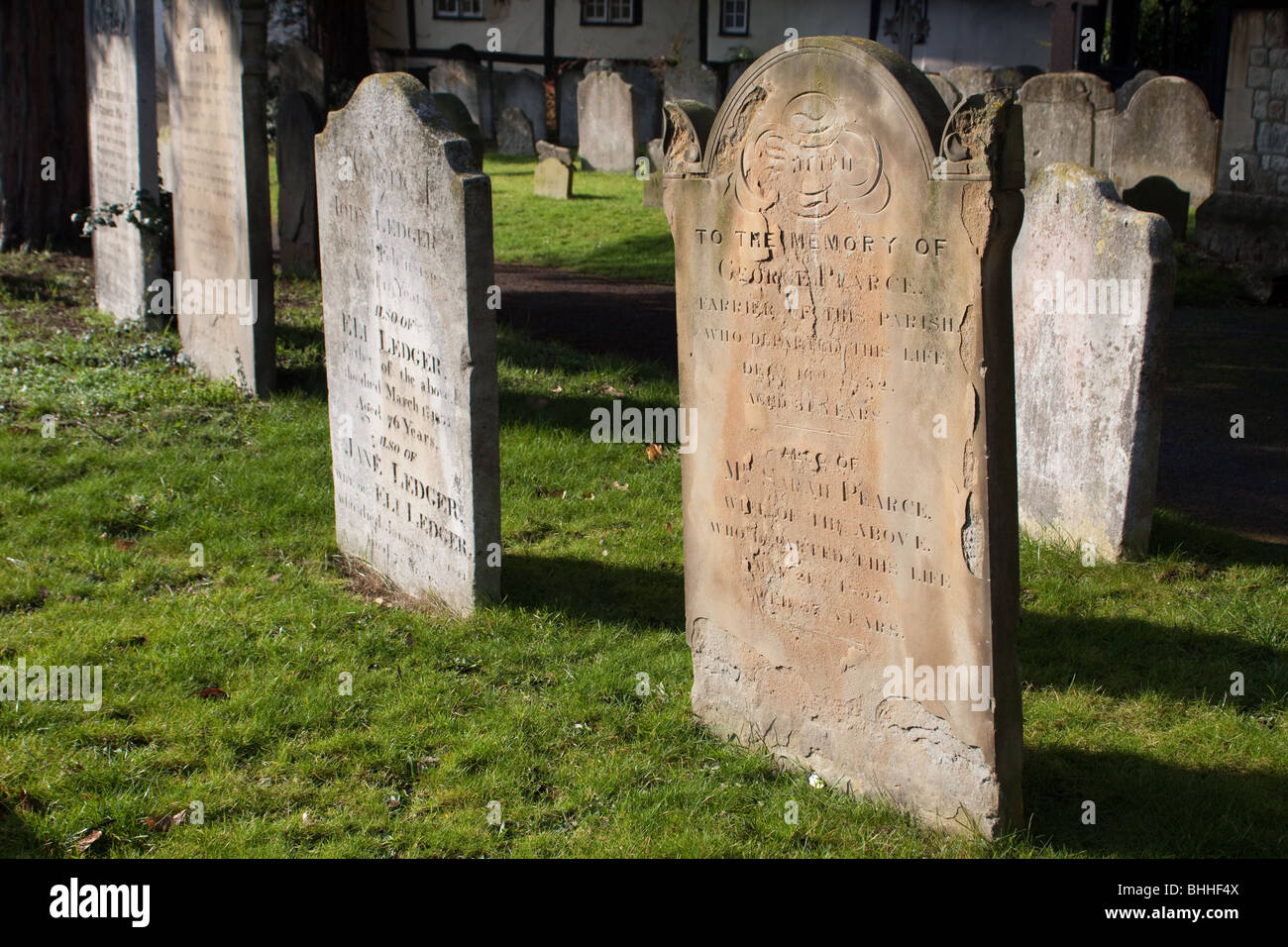 Stone gravestones hi-res stock photography and images - Alamy