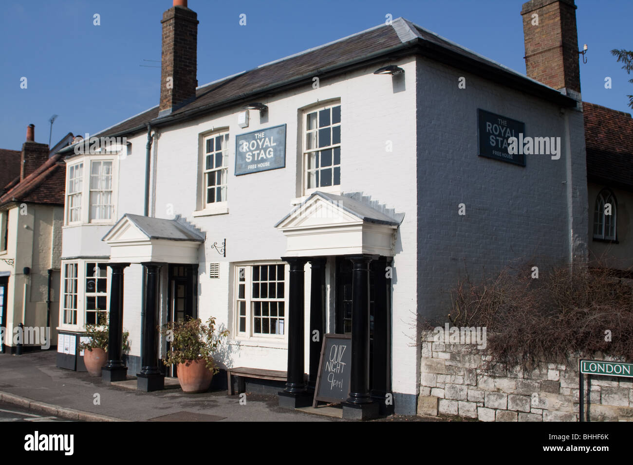 The Royal Stag pub in Datchet Stock Photo - Alamy