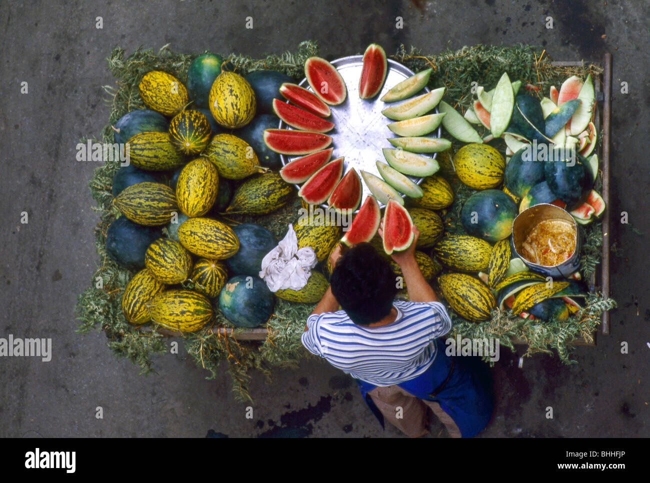 Melon seller hi-res stock photography and images - Alamy