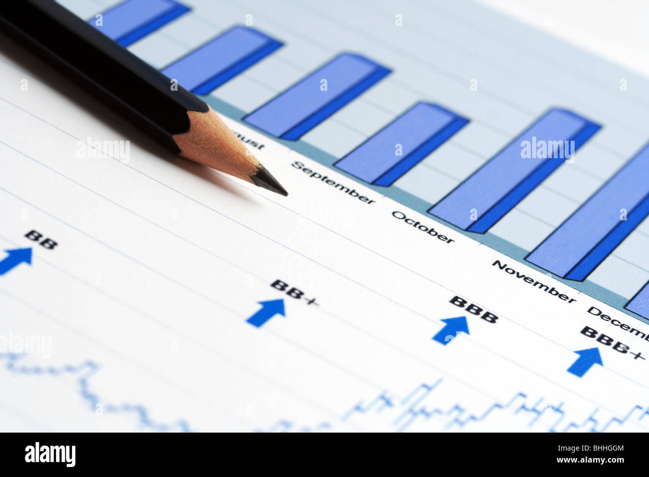 Stock market graphs Stock Photo - Alamy