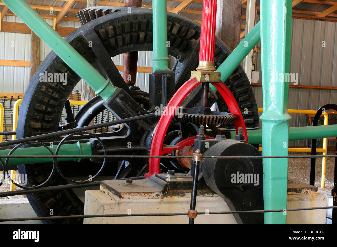 Watt Steam Engine crankshaft and gearing Stock Photo - Alamy