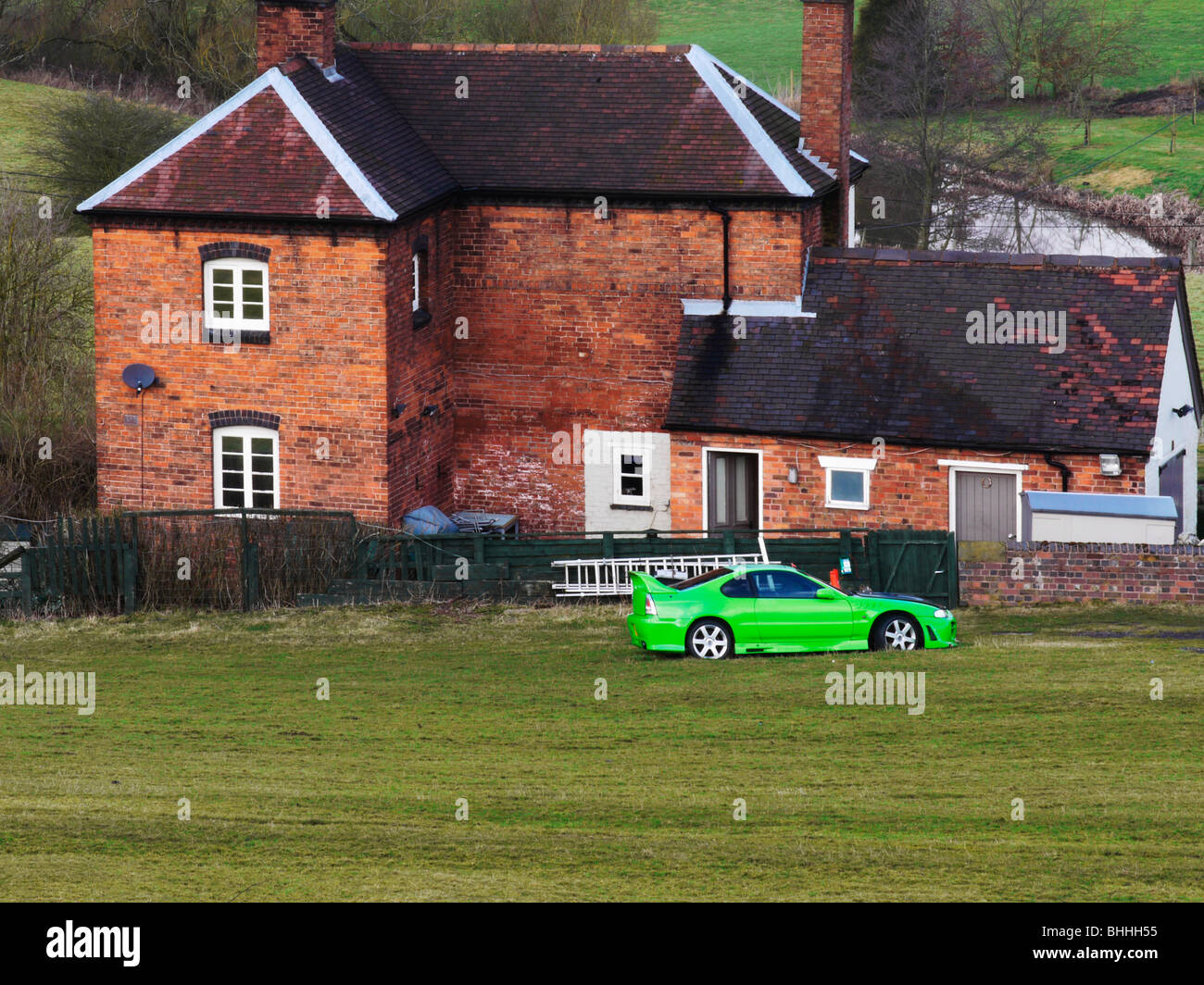 Brick built properties hi-res stock photography and images - Alamy