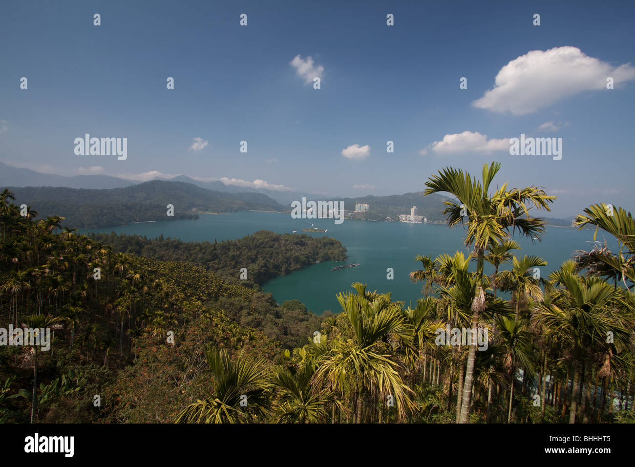 sun moon lake view Stock Photo - Alamy