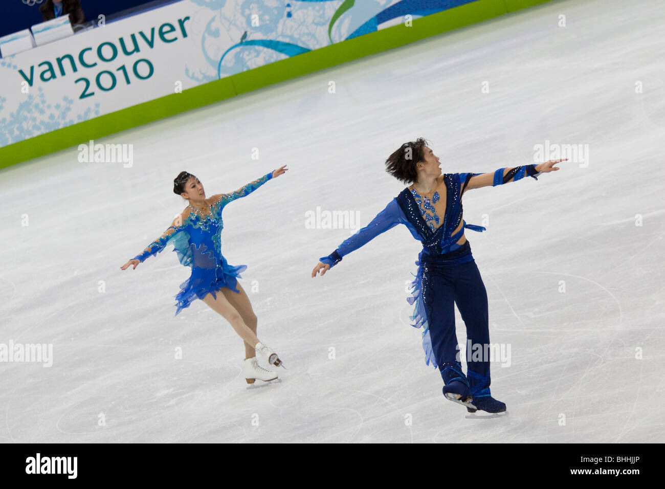 Pang Qing and Tong Jian (CHN) competing in the pairs short the 2010 ...