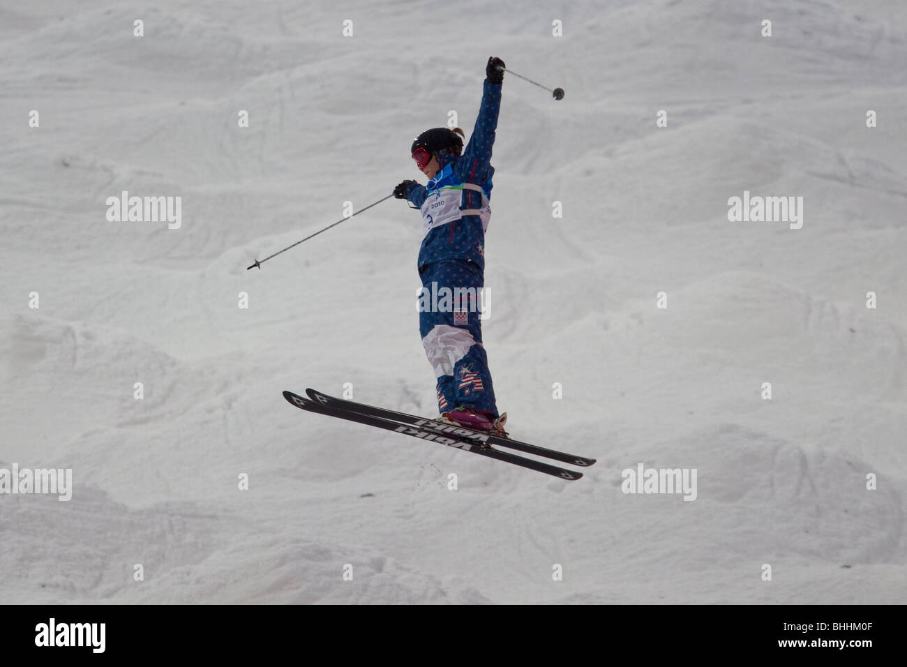 Hannah Kearney (USA) gold medal winner competing in the freestyle ...