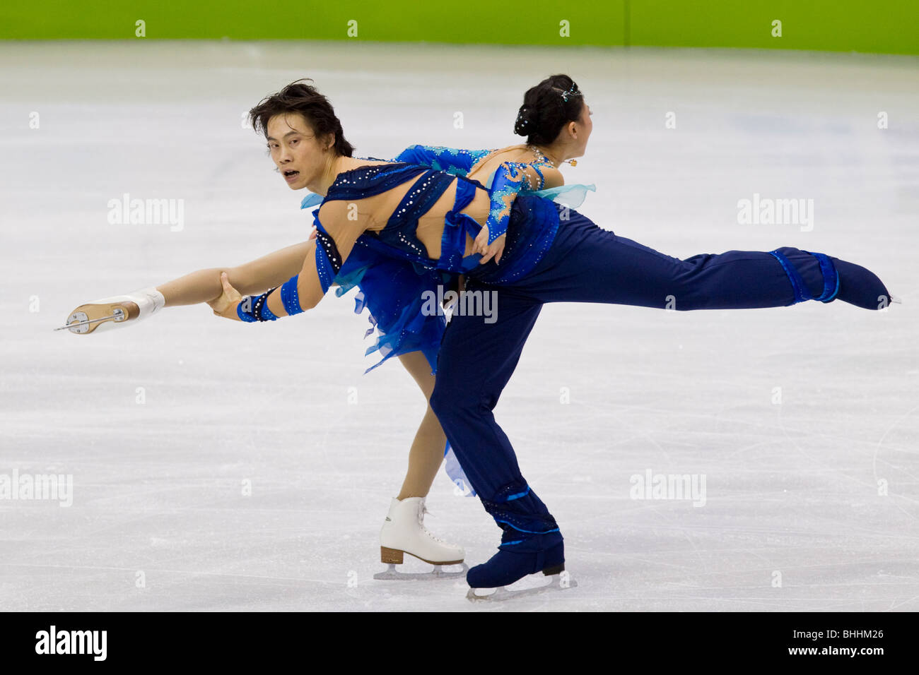 Pang Qing and Tong Jian (CHN) competing in the pairs short the 2010 ...