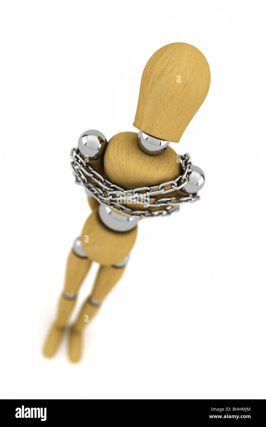 Chained figure hi-res stock photography and images - Alamy