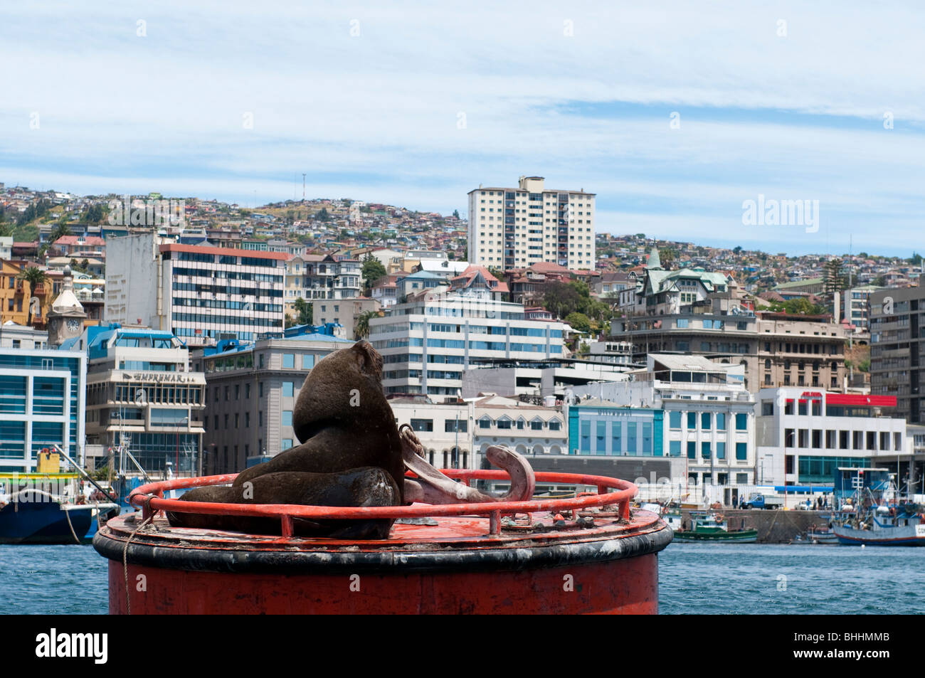 Chile's Port City of Valparaiso Stock Photo - Alamy
