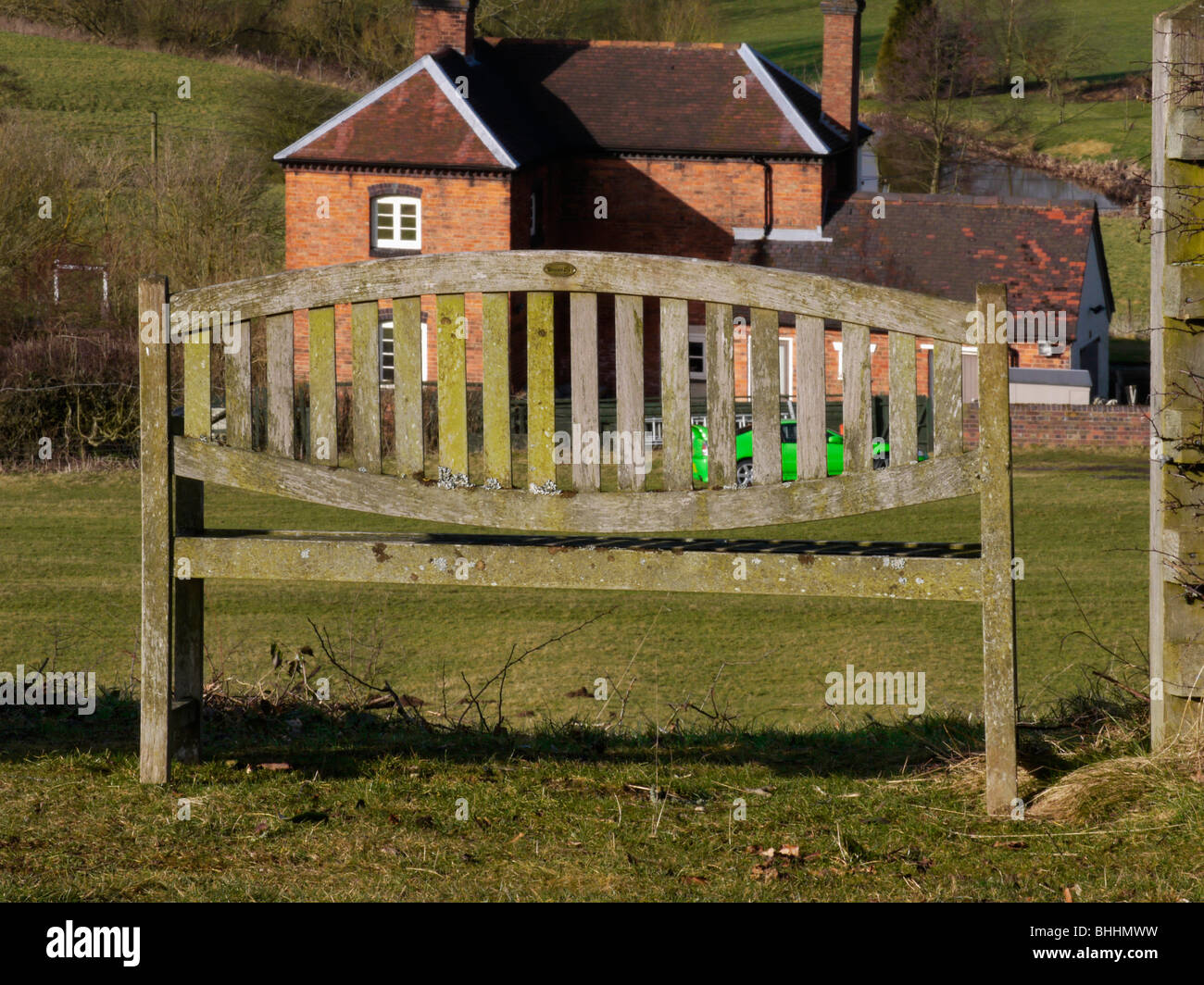 brick built house in countryside Stock Photo - Alamy