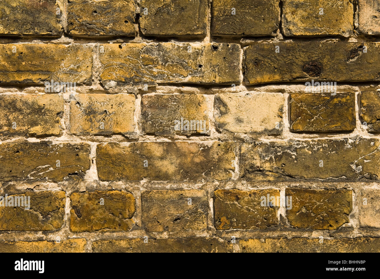 Close up showing weathered pointing in a brick wall Stock Photo - Alamy