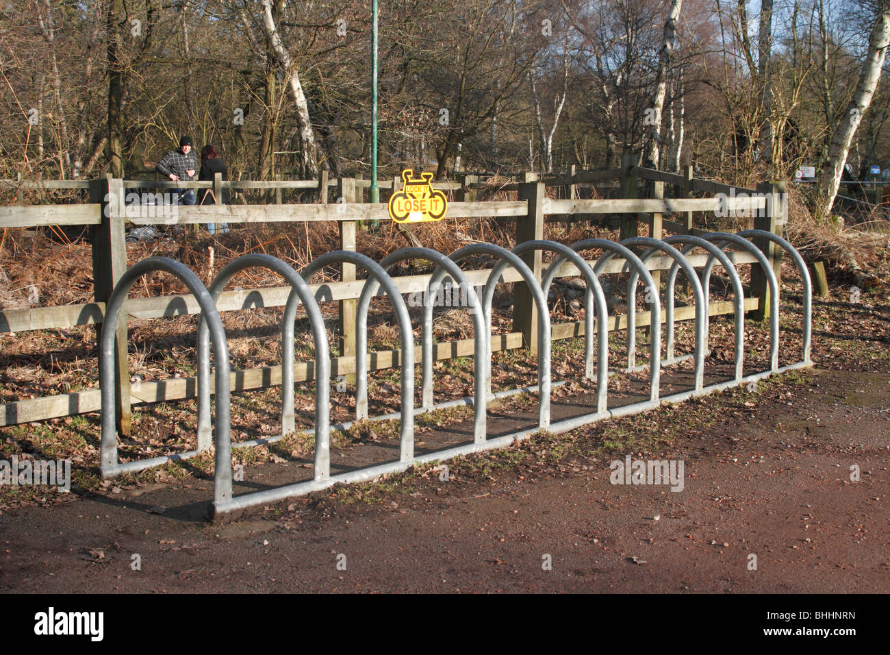 Cycle rack notice hi-res stock photography and images - Alamy