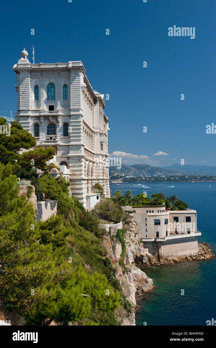 The Oceanographic Museum, Monaco-Ville, Le Rocher, Monaco Stock Photo ...