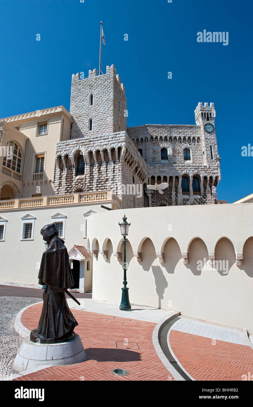 Statue of François Grimaldi Disguised as a Monk in the grounds of The ...