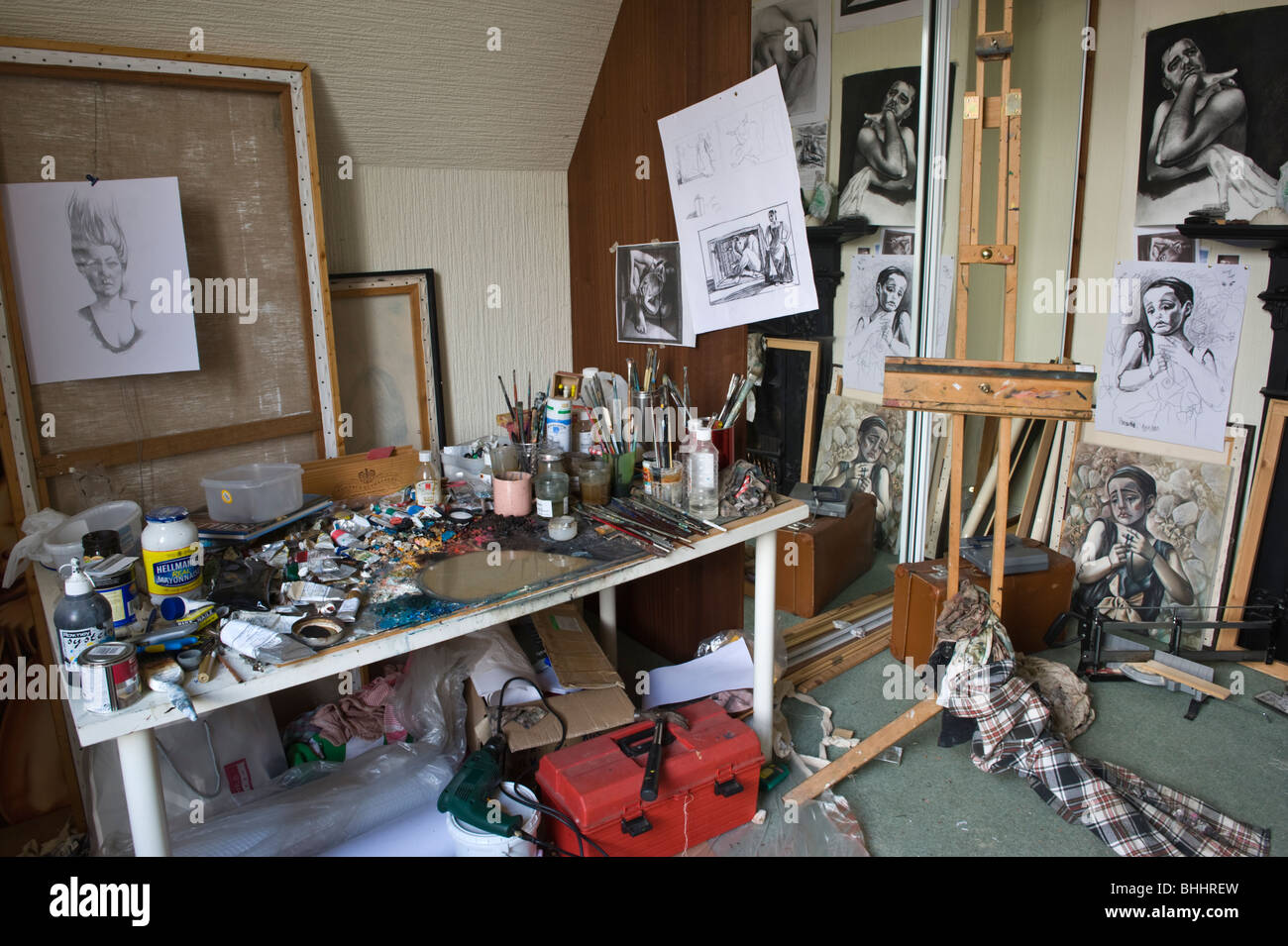 Artist studio hi-res stock photography and images - Alamy