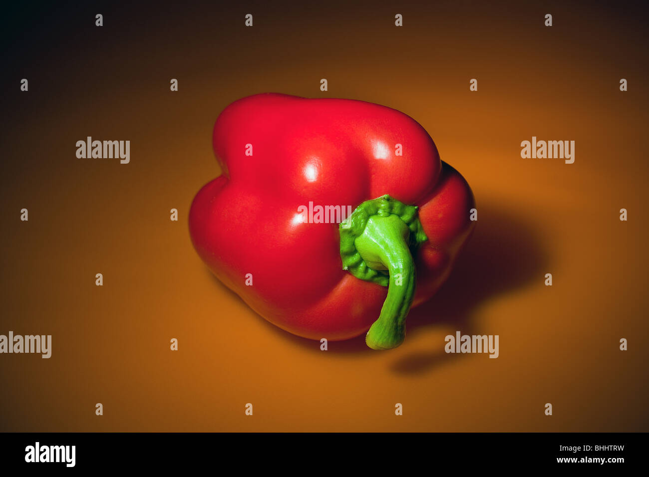red pepper with spot lighting Stock Photo - Alamy