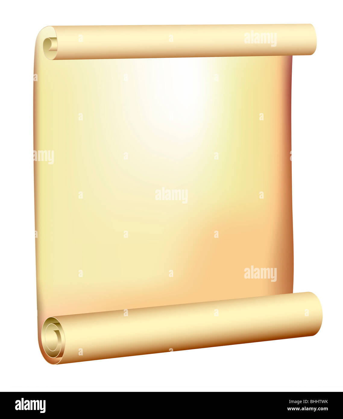 antique scroll - old parchment - space for text Stock Photo - Alamy