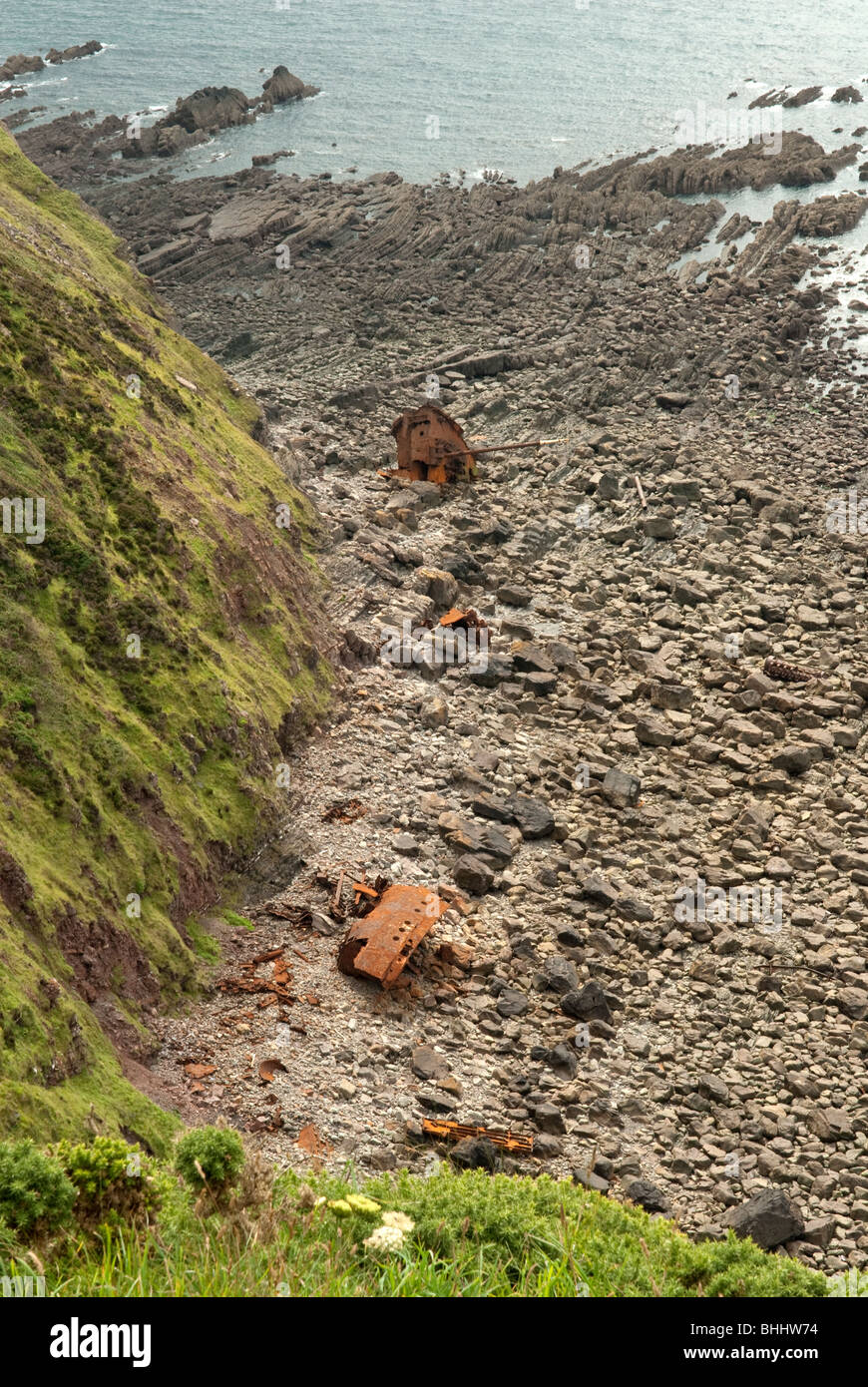 Shipwreck hartland point hi-res stock photography and images - Alamy