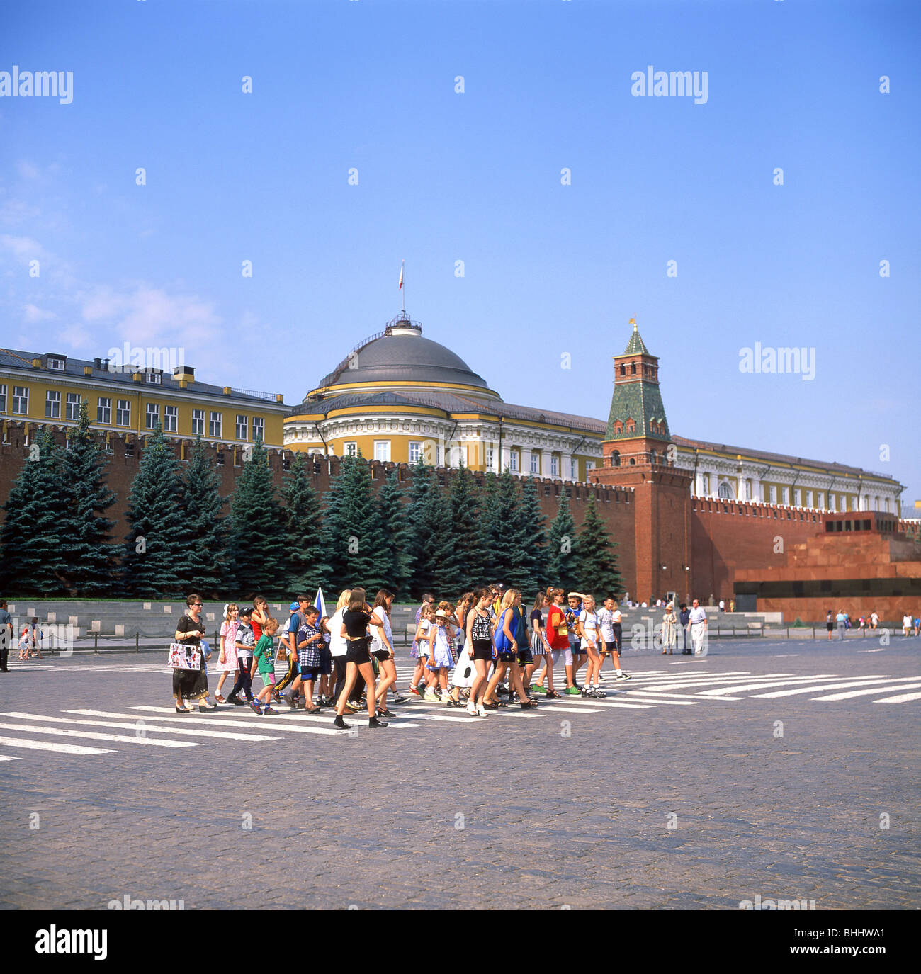 Red Square showing The Kremlin, Moscow, Central Federal District ...