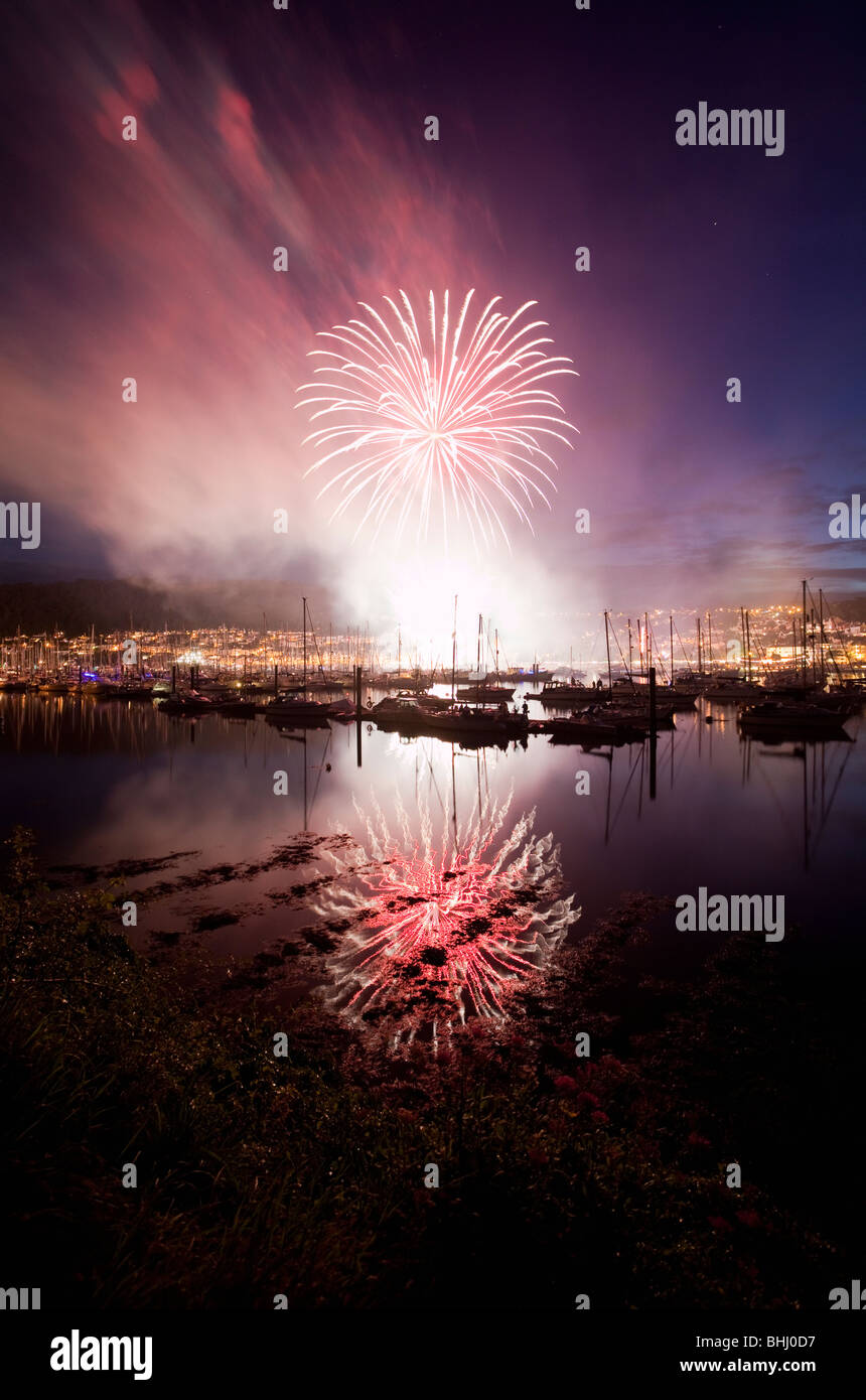 Dartmouth Regatta with the famous Firework Display, Dartmouth, South ...