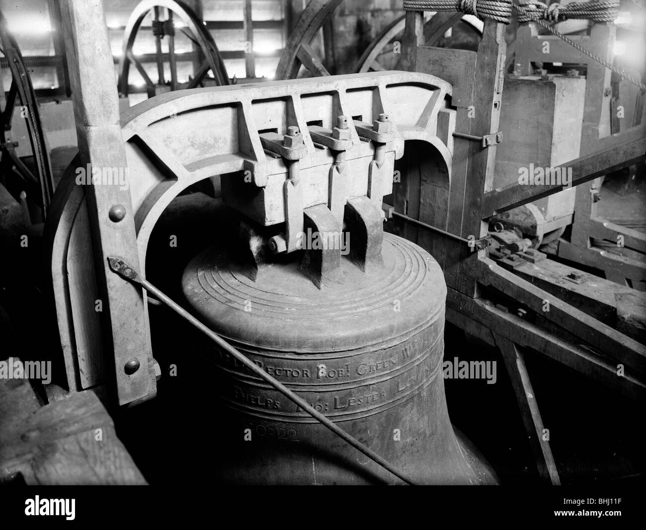 English church bells Black and White Stock Photos & Images - Alamy