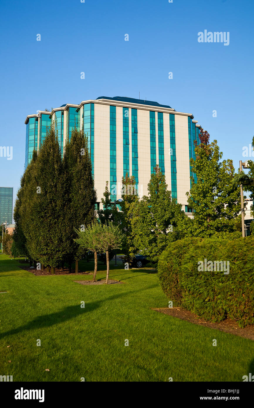New Belgrade, modern building Stock Photo - Alamy