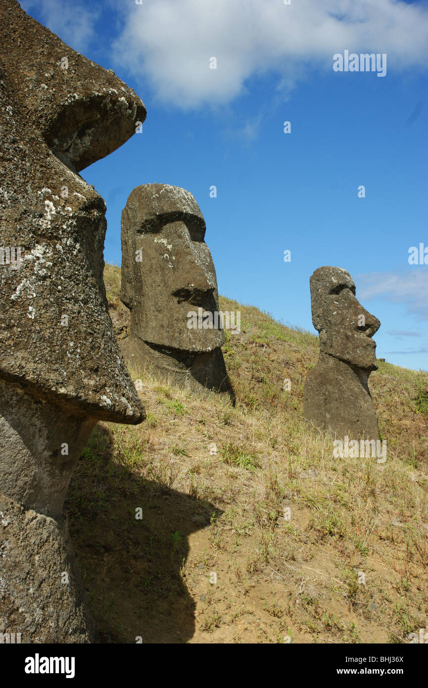 easter island moai Stock Photo - Alamy