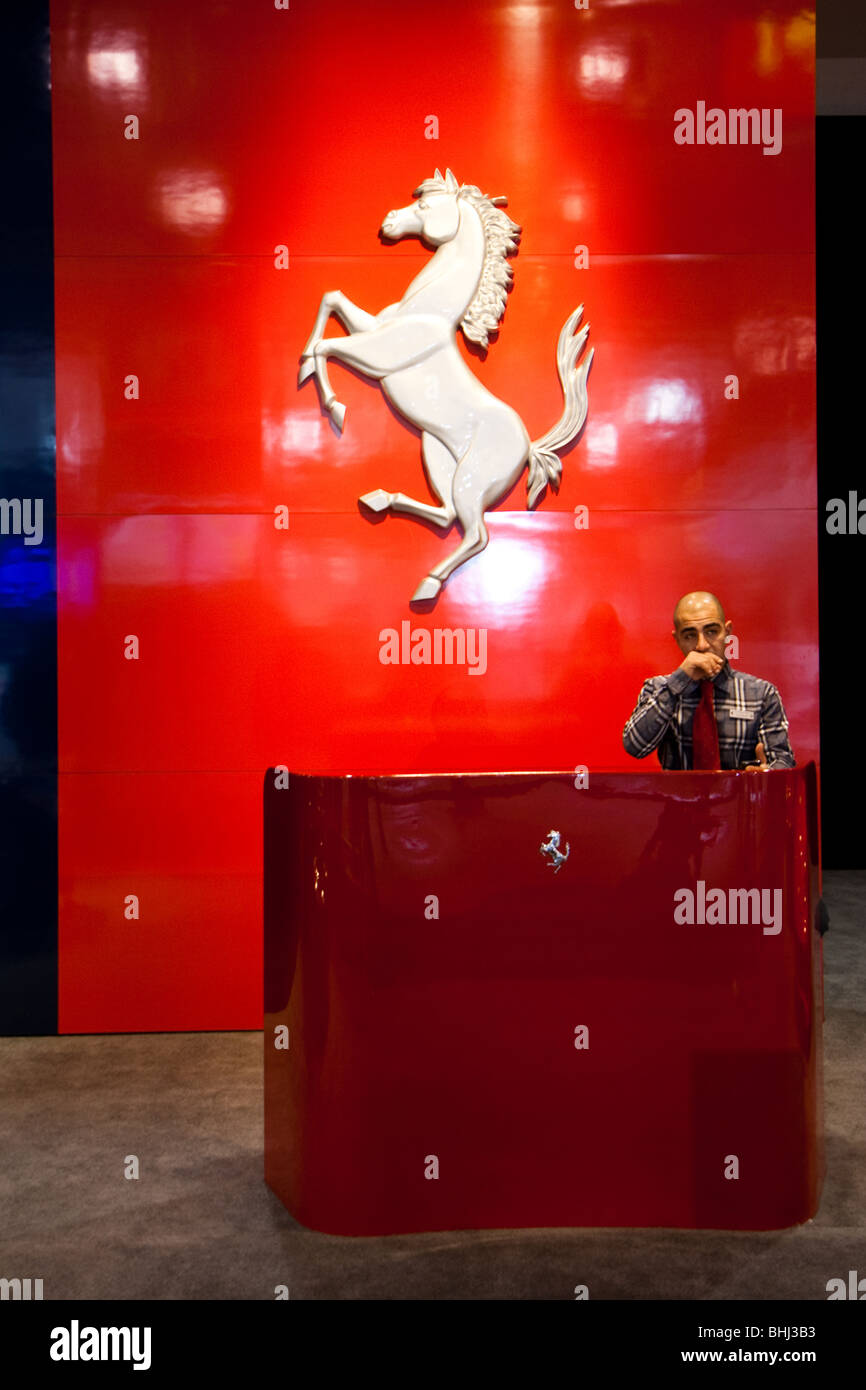 Ferrari logo hi-res stock photography and images - Alamy