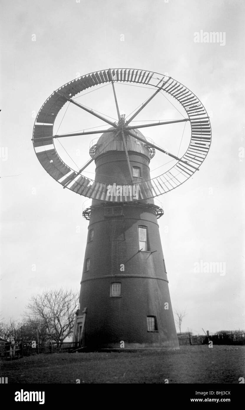 The tower mill at Haverhill, Suffolk, 1932. Artist: HES Simmons Stock ...
