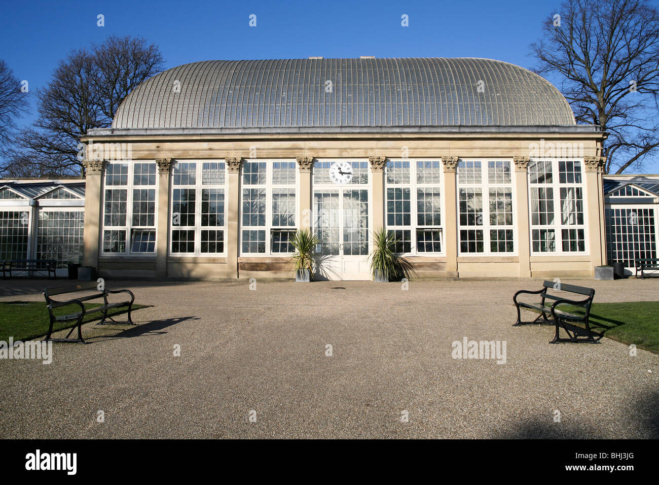 The pavilion in the Botanical Gardens, Sheffield Stock Photo - Alamy