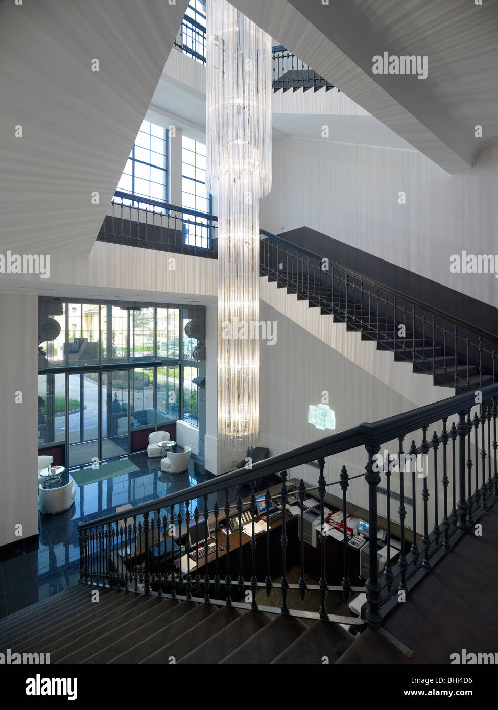 Stairs in a hotel Stock Photo - Alamy