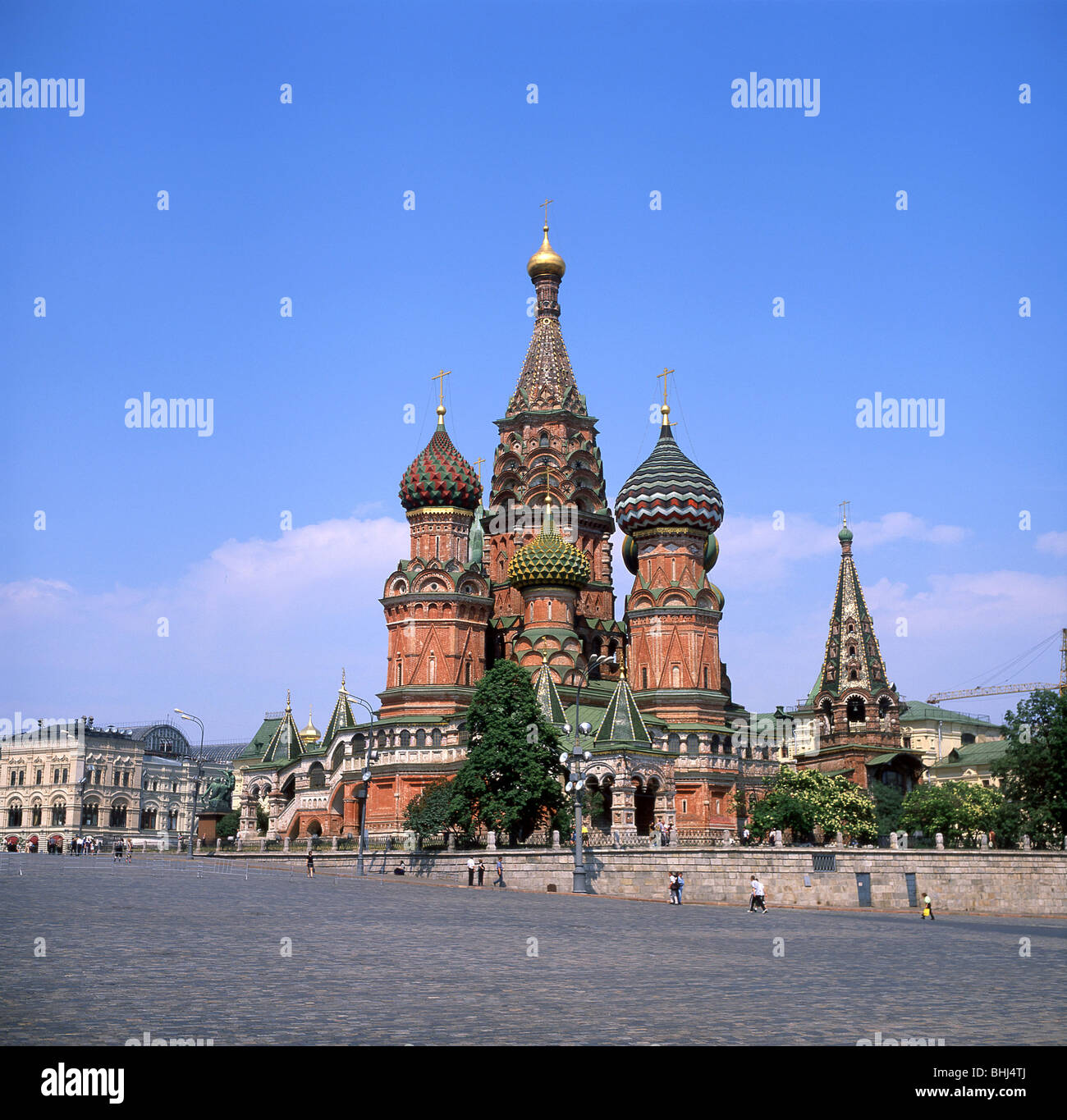 Saint st basils cathedral kremlin red square moskva hi-res stock ...