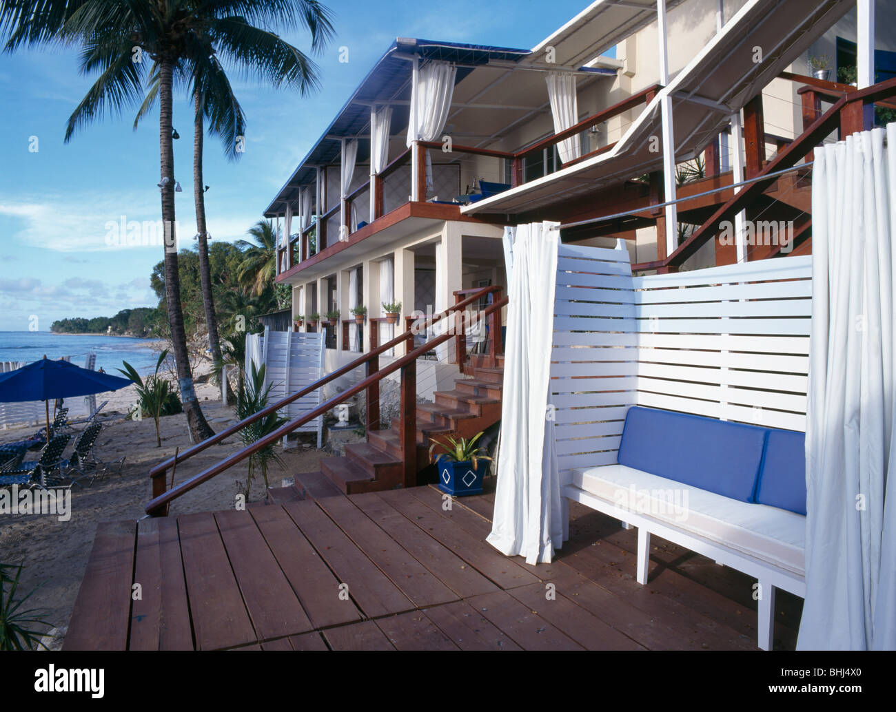 Overlooking Veranda And Sea High Resolution Stock Photography and ...