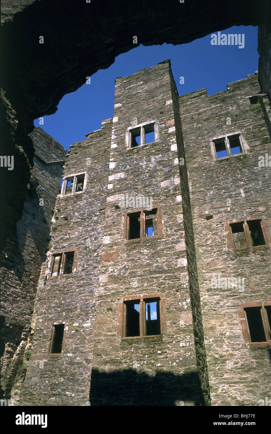Berry Pomeroy Castle, Devon, 1996. Artist: J Bailey Stock Photo - Alamy