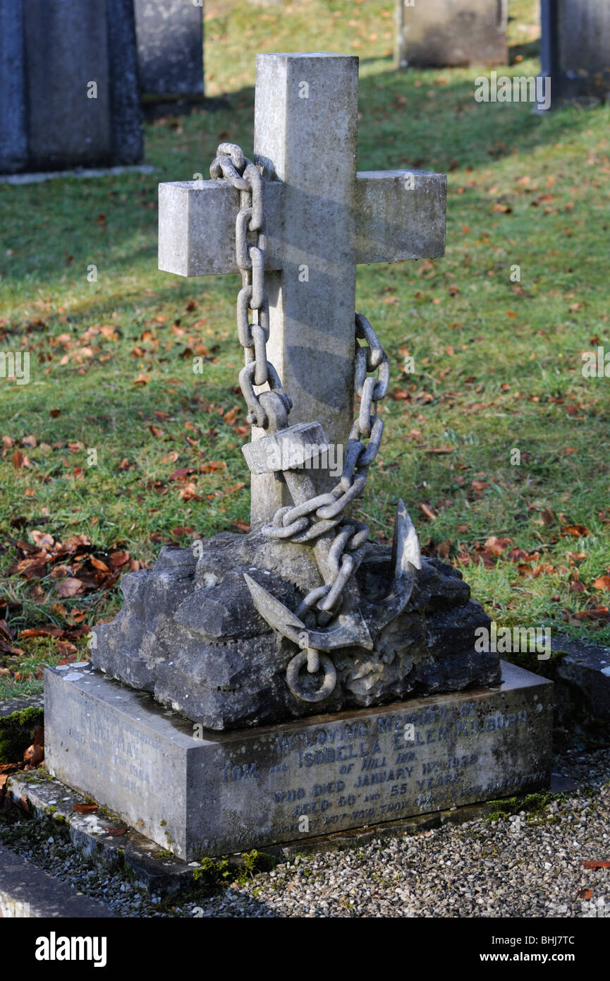 Anchor cross hi-res stock photography and images - Alamy