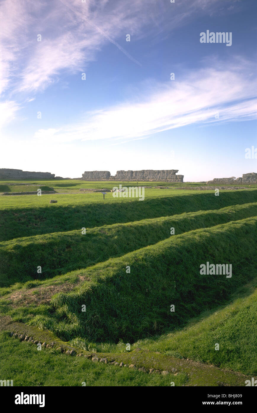 Richborough Castle, Kent, 1996. Artist: J Bailey Stock Photo - Alamy