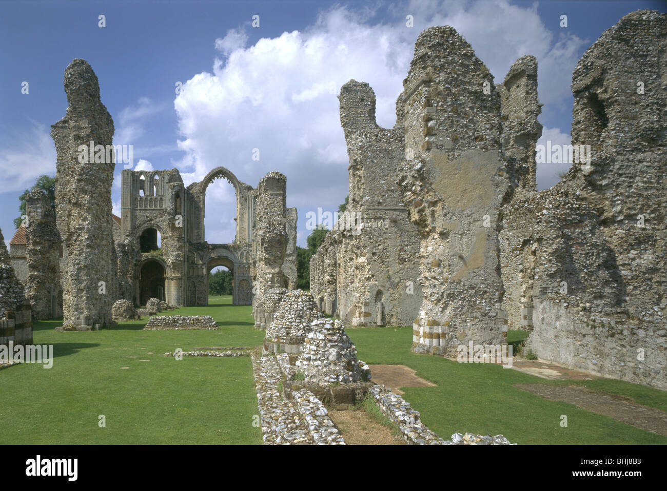 Priory church, Castle Acre Priory, Norfolk, 1997. Artist: J Bailey ...