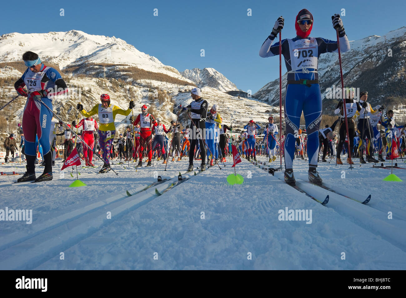 Long distance ski competition hi-res stock photography and images - Alamy